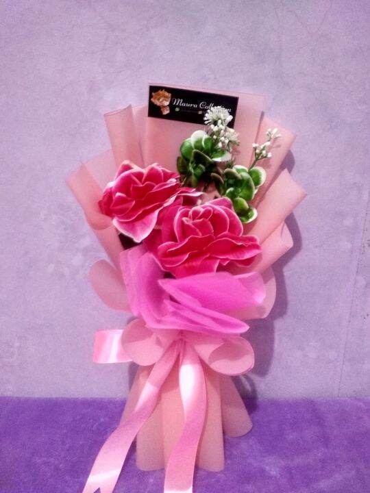 Buket Mini Buket 2 Tangkai Mawar | Lazada Indonesia