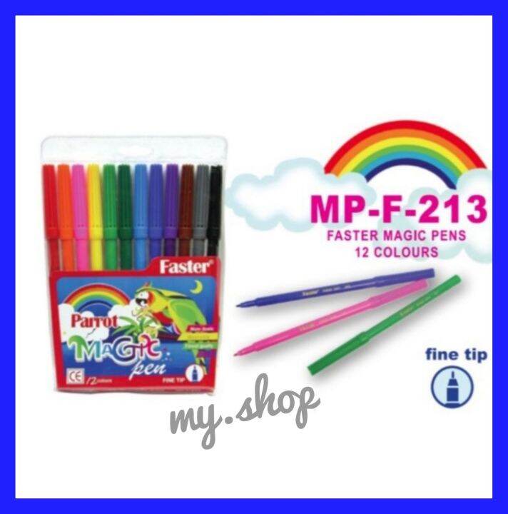 12color F213 Faster Magic Color Pen | Lazada