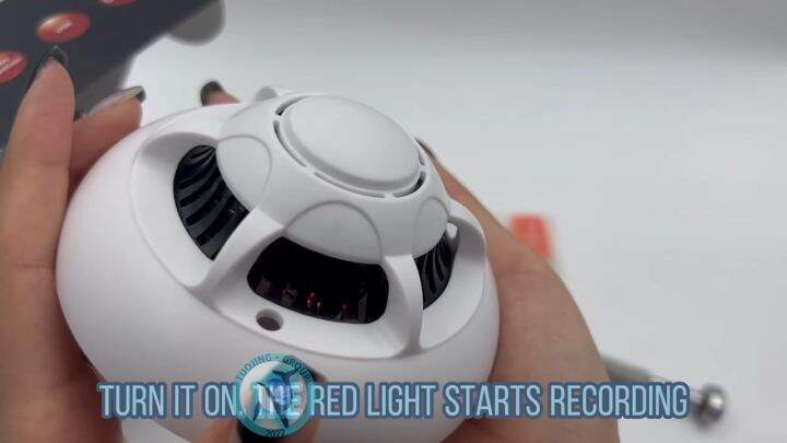 Hidden Camera Smoke Detector - Spy Camera 180 Days Standby Mini HD ...