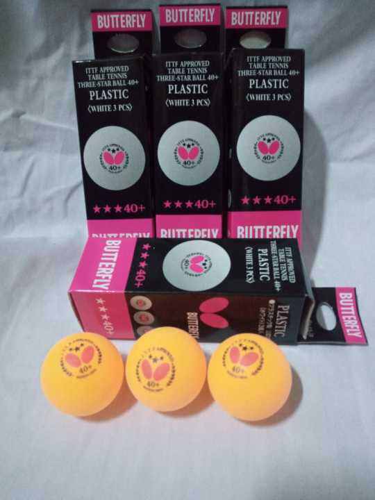 bola pingpong butterfly 1 kotak isi 3 bola | Lazada Indonesia