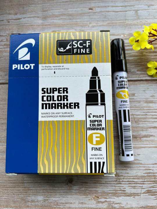 Pilot Permanent Marker Black SC-F Fine 1pc | Lazada PH