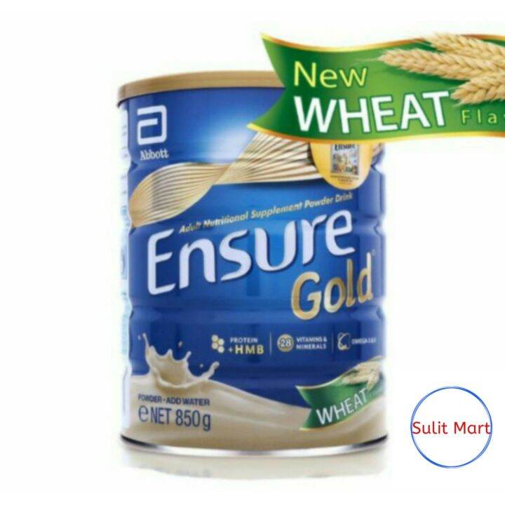 Ensure Gold WHEAT 850g HMB (JAN 2024 EXP) Adult Nutritional Powder Milk Drink | Lazada PH