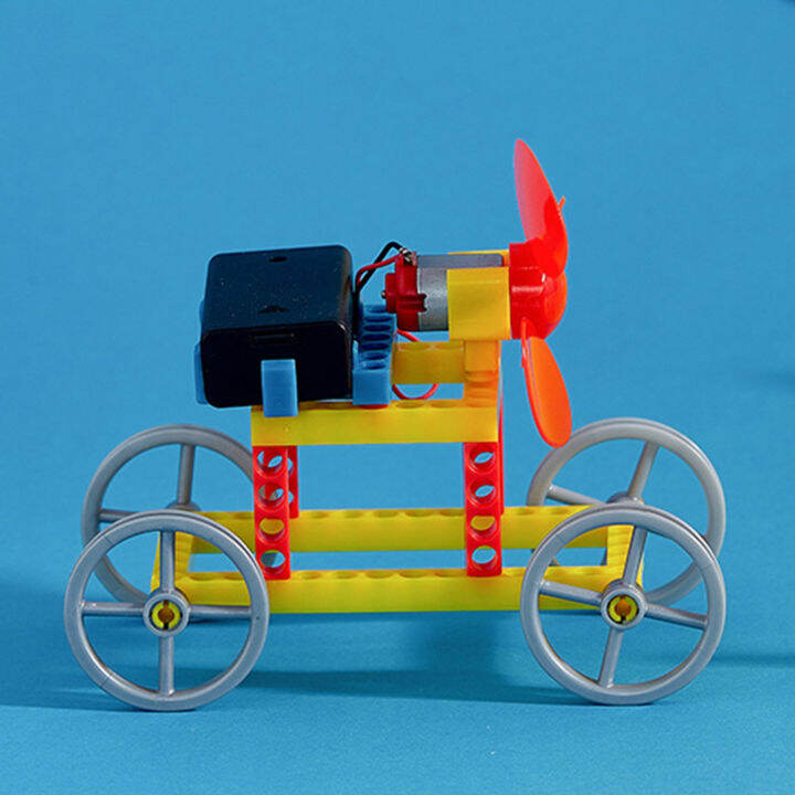 DIY Wind Powered Car Model Educational Self-assembling Plastic Science ...