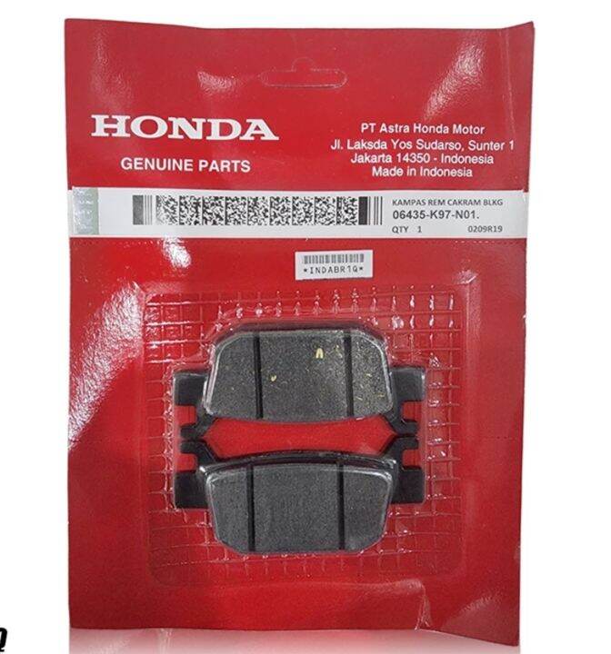Genuine Brake Pad(Rear)ADV150&PCX150 | Lazada PH