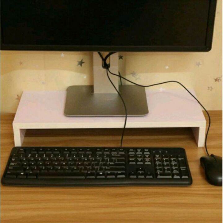 Stand Monitor Komputer Meja Dudukan Monitor Kayu Custom | Lazada Indonesia