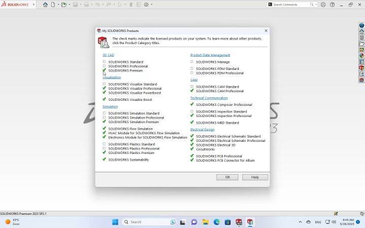 SolidWorks 2023 SP5 Premium (x64) for Windows [อัพเดทล่าสุด] โปรแกรม ...