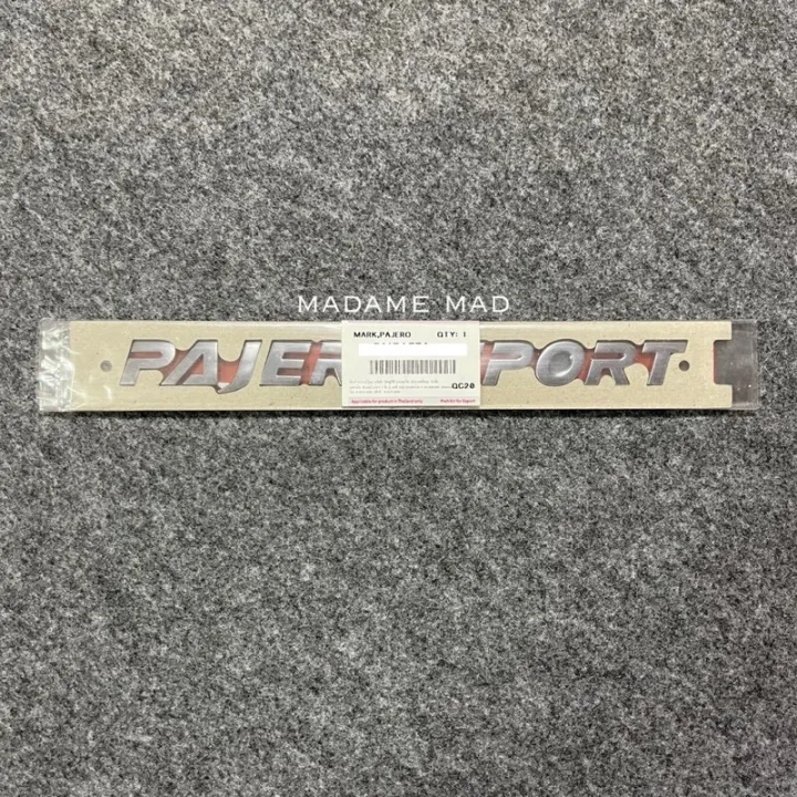 แท้ศูนย์ 💯% โลโก้ PAJERO SPORT ติดท้าย MITSUBISHI PAJERO SPORT 2016 ...