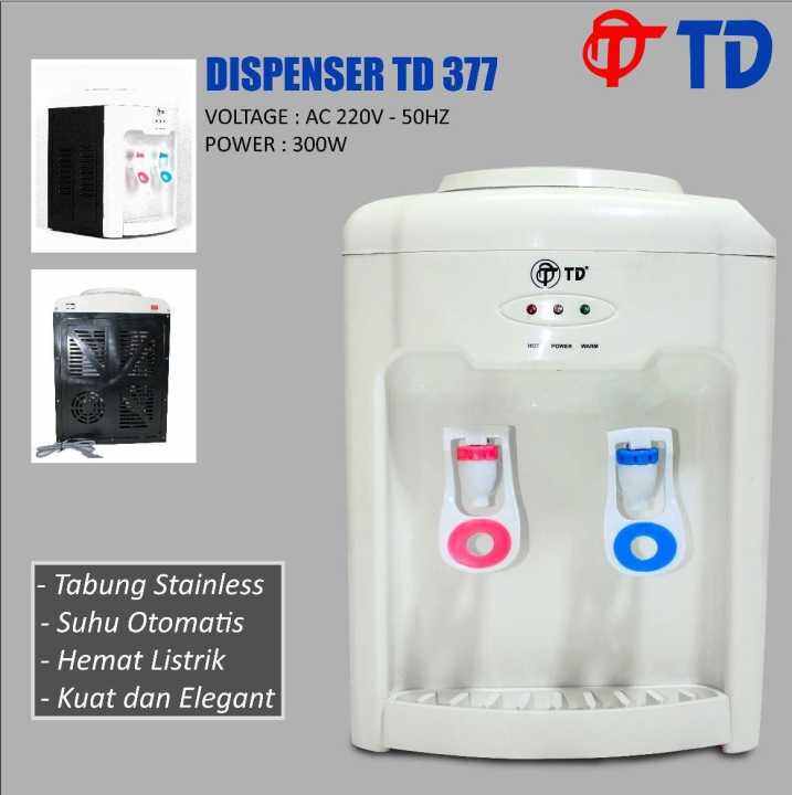 dispenser air minum listrik TD NORMAL DAN HOT | Lazada Indonesia