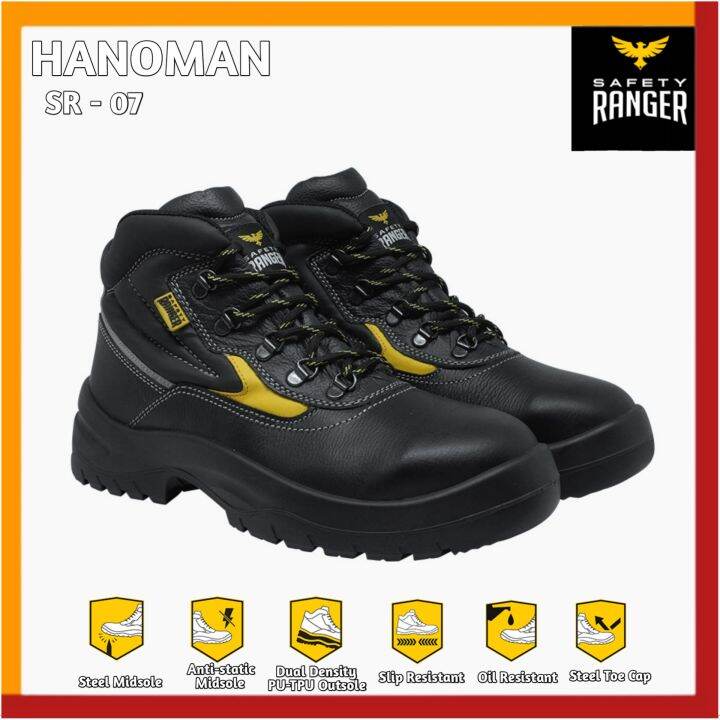 Sepatu Safety Ranger HANOMAN SR-07 - Sepatu Safety Proyek Safety Ranger ...