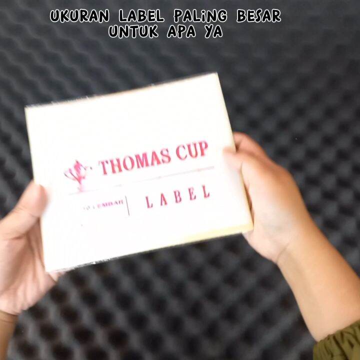 Kertas Tempel Label Nama Undangan 121 isi 10 Lembar Stiker Harga ...