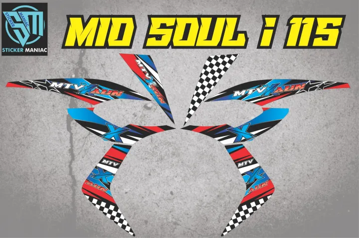 Mio Soul i 115 decals sticker,,, | Lazada PH