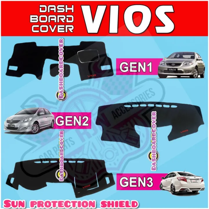 Dashboard Cover for VIOS ( 2003 - 2007 Gen1 ) ( 2008 - 2012 Gen2 ...