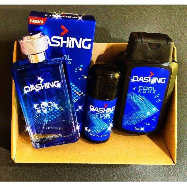Perfume dashing cool aqua Original Gift Set Perfume Hadiah kahwin ...