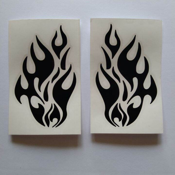 Sticker Cutting Motif Api 2 | Lazada Indonesia