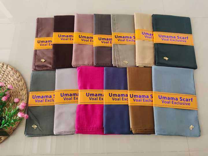 umama voal exclusive / kerudung segi 4 terbaru 2023 / kerudung umama segi empat polos / kerudung ...