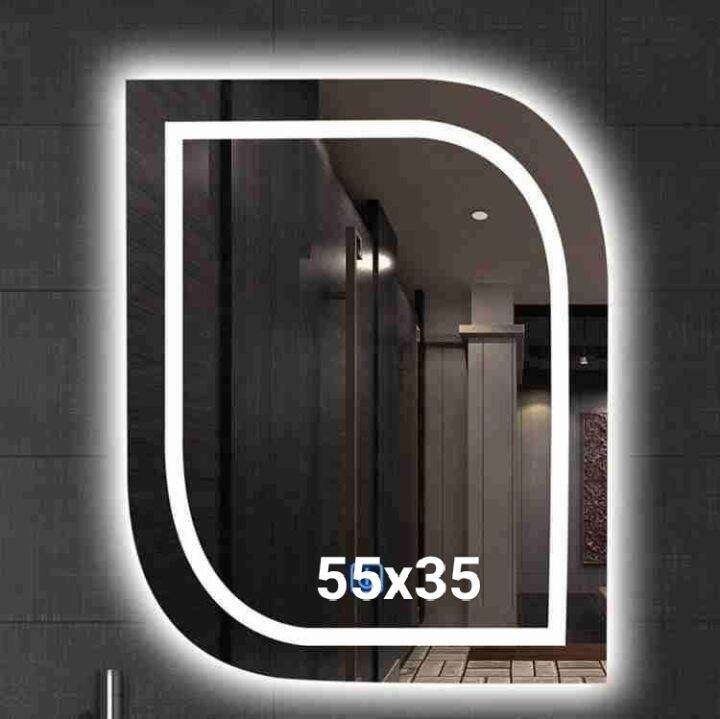 Cermin Led Gantung Aesthetic persegi Cermin Wastafel Kamar Mandi ...