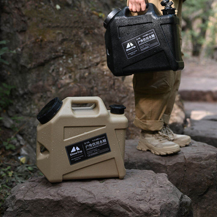 10L Outdoor Water Bucket Camping Hiking Backpacking Picnic Picnic BBQ ...