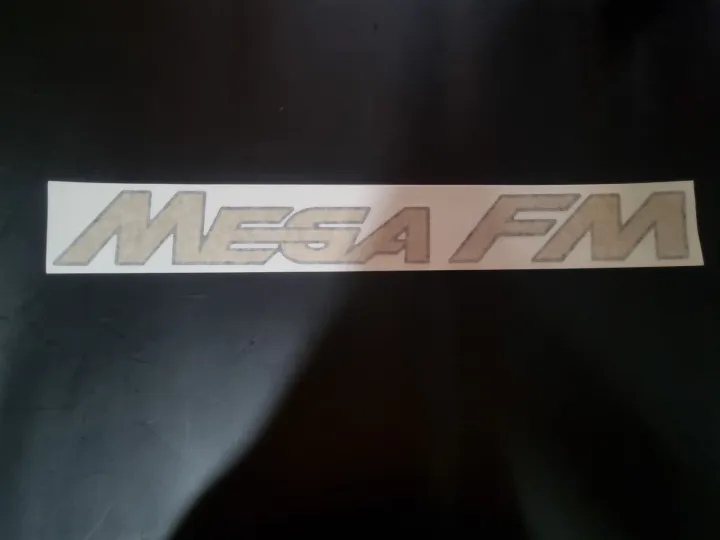 🚚สติ้กเก้อMega FM ติดแผงหน้าด้านซ้าย ฮีโน่เมก้า | Lazada.co.th