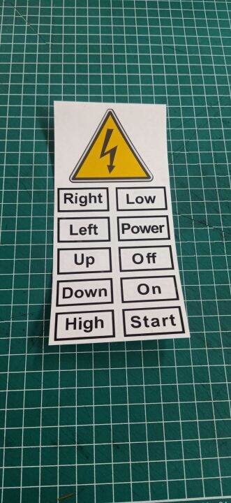 stiker name panel listrik | Lazada Indonesia