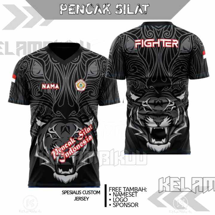 JERSEY PENCAK SILAT PRINTING CUSTOM TERBARU/BAJU KAOS BELA DIRI TERBARU ...