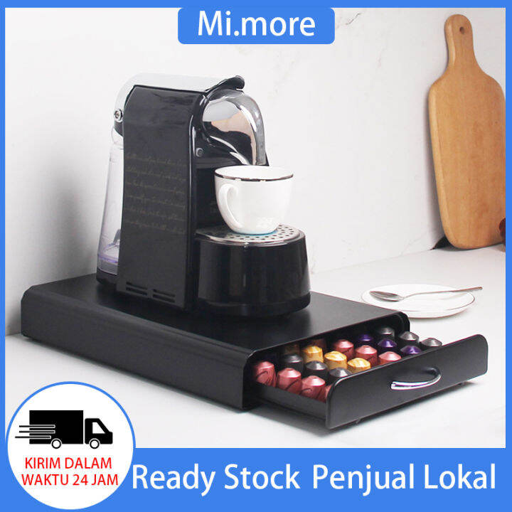 Mi.more Tempat Kapsul Kopi Ukuran Besar Hitam Coffee Capsules Drawer ...