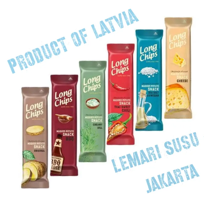 Long chips mashed potato snack / Long chips Korean snack / long chips ...