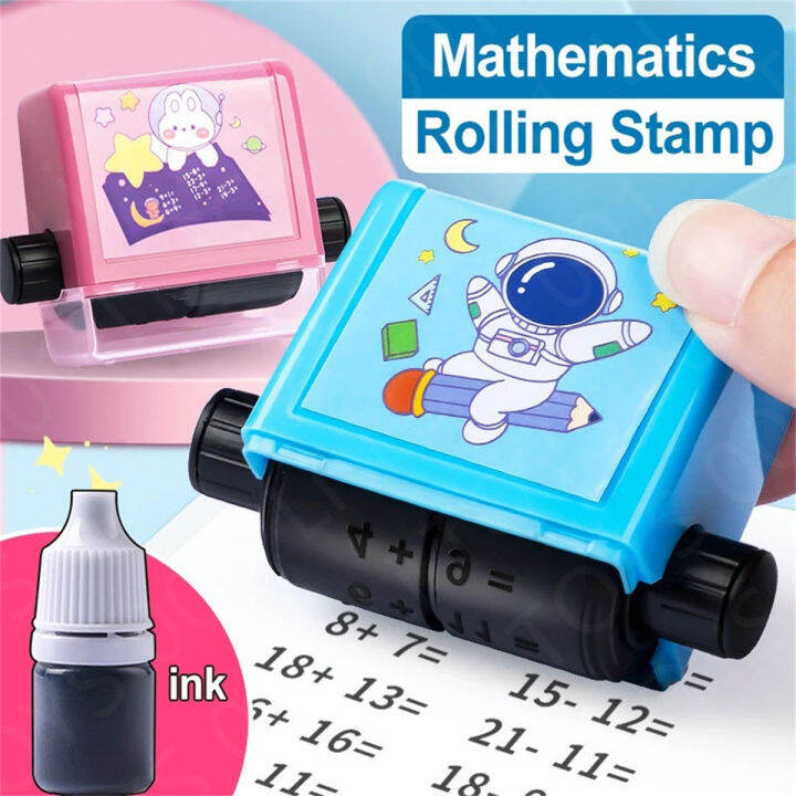 Roller digital teaching seal addition, subtraction, multiplication and ...