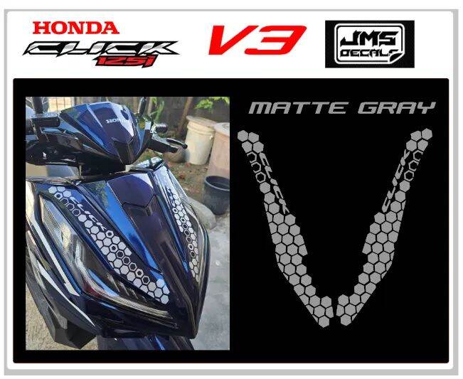 honda click v3 honeycomb decals | Lazada PH