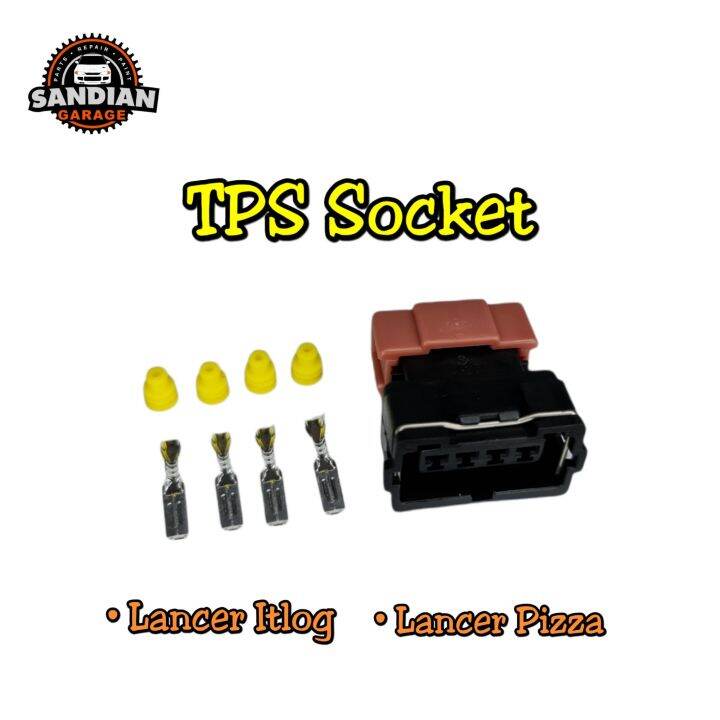 TPS (Throttle Position Sensor) Socket for Lancer Itlog, Pizza, GSR ...
