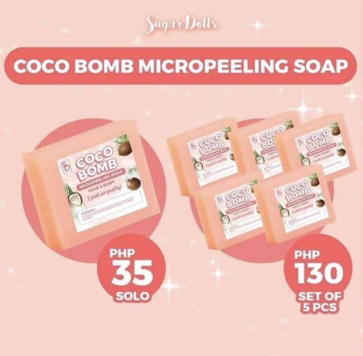 𝗖𝗢𝗖𝗢 𝗕𝗢𝗠𝗕 𝗠𝗜𝗖𝗥𝗢𝗣𝗘𝗘𝗟𝗜𝗡𝗚 𝗦𝗢𝗔𝗣 by SUGARDOLLS | Lazada PH