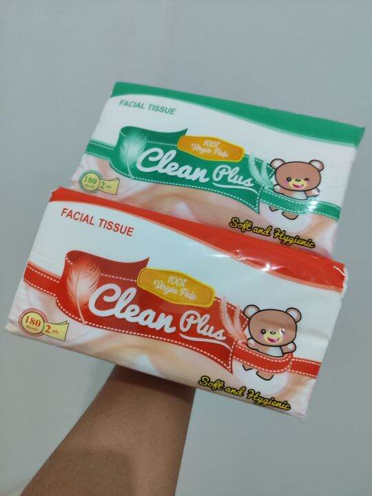 2 pcs tisu clean plus 180 sheet lembar isi bersahabat | Lazada Indonesia