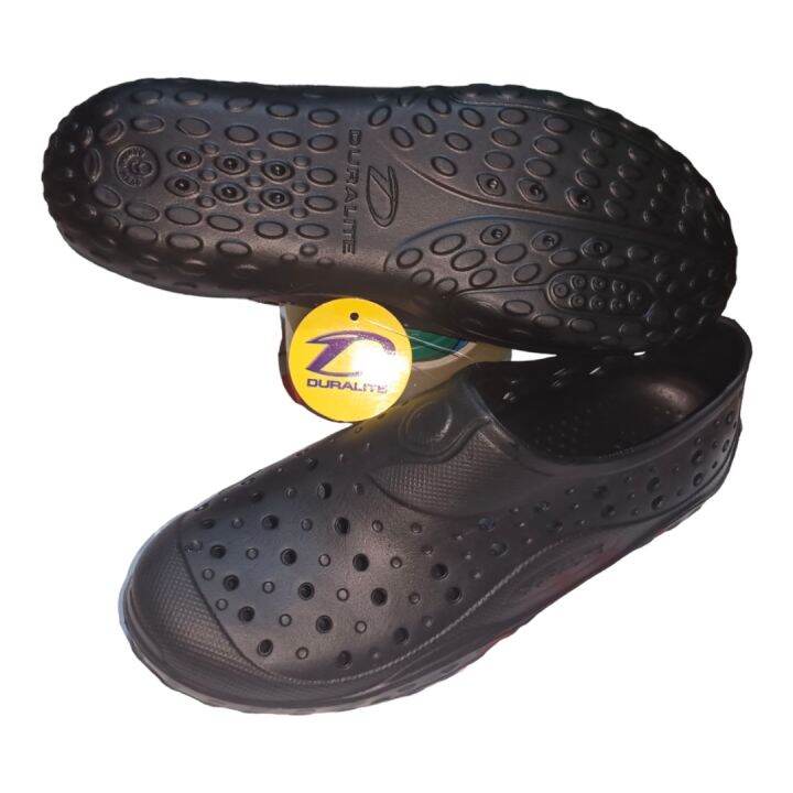 💯%DURALITE AQUATRAX Lightweight rubber black shoes for men, Sea walk ...