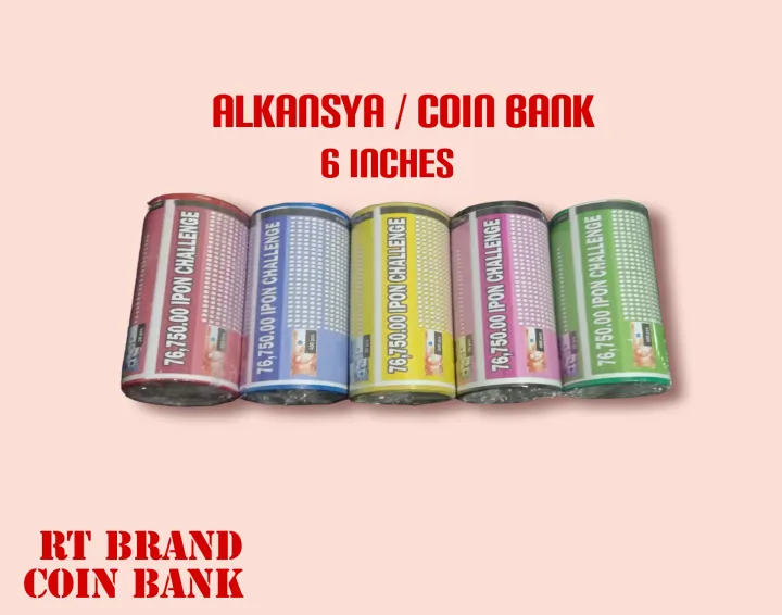 ALKANSYA 6 INCHES / COIN BANK IPON CHALLENGE | Lazada PH