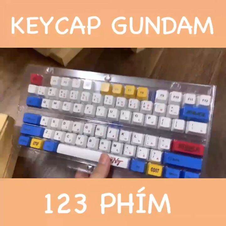 Keycap Bàn Phím Gundam | Profile XDA | PBT 125 Phím | Sẵn Hàng Giao Hỏa Tốc | Lazada.vn