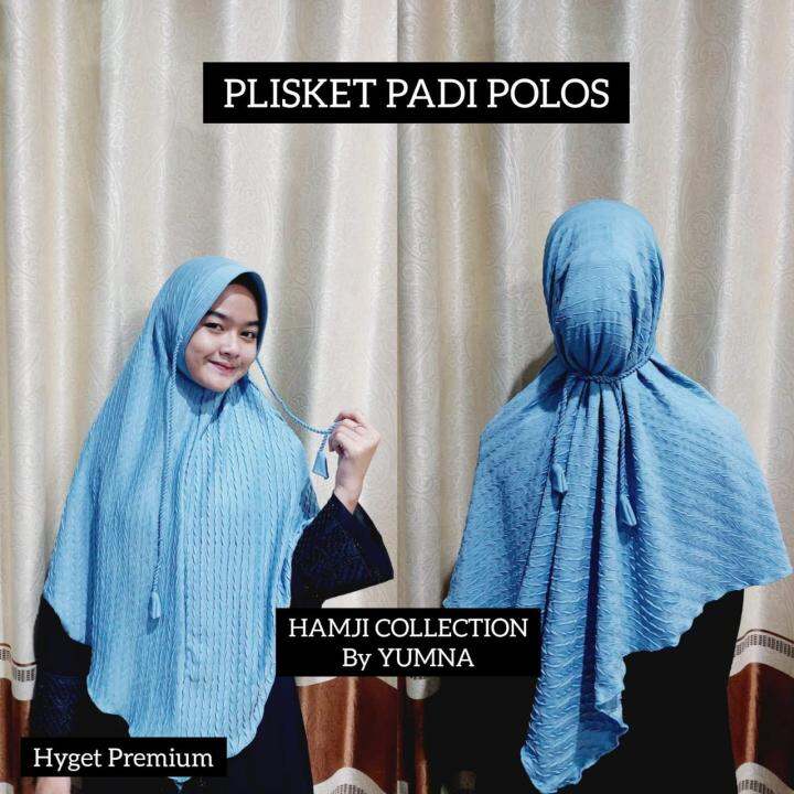 Bergo Jumbo Padi Tambang Polos | Lazada Indonesia