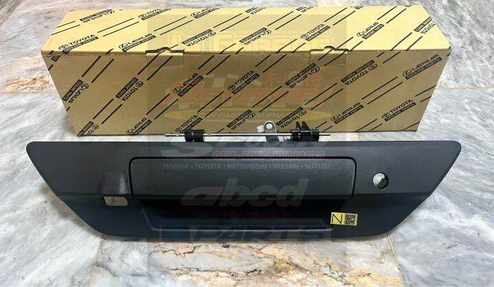 Genuine Toyota Hilux 2016-present Black tailgate handle ONLY with ...