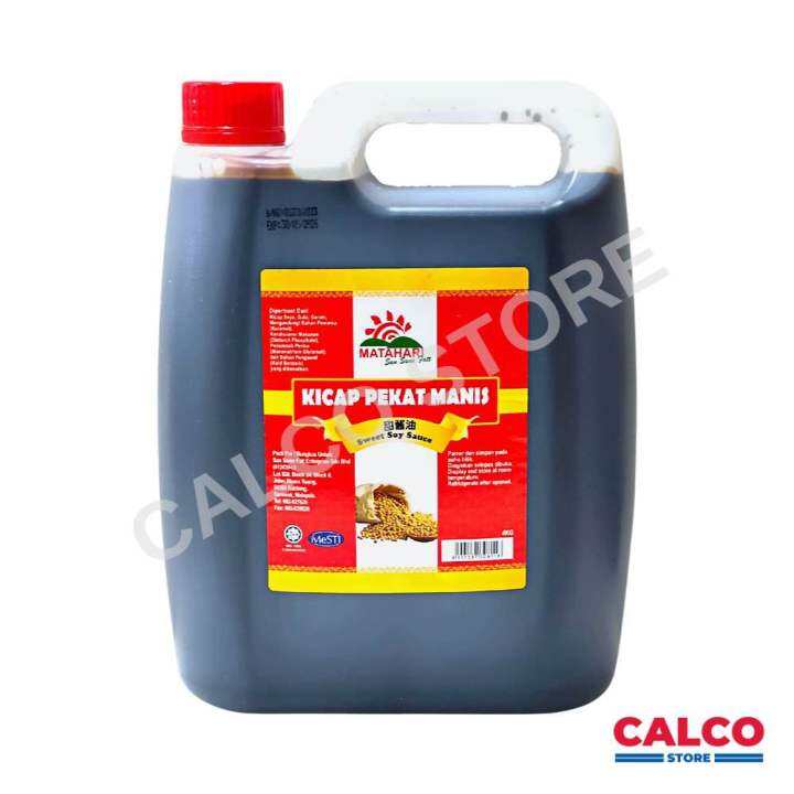 4kg Matahari Kicap Pekat Manis Sweet Soy Sauce 甜酱油 Halal | Lazada