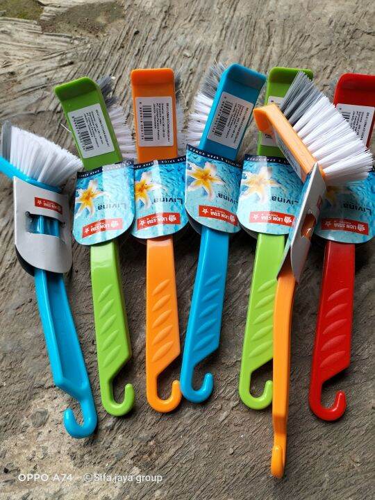 sikat gagang kecil/sikat dapur Lion star/sikat serbaguna | Lazada Indonesia