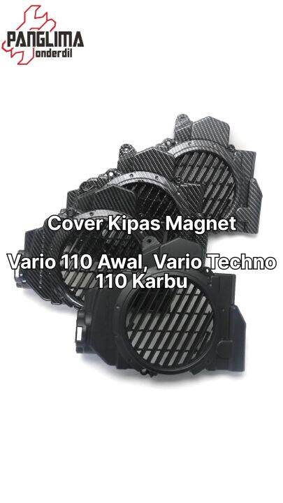 Cover Kipas Radiator Hitam-Light Karbon-Black Karbon Vario 110 Old-CW ...