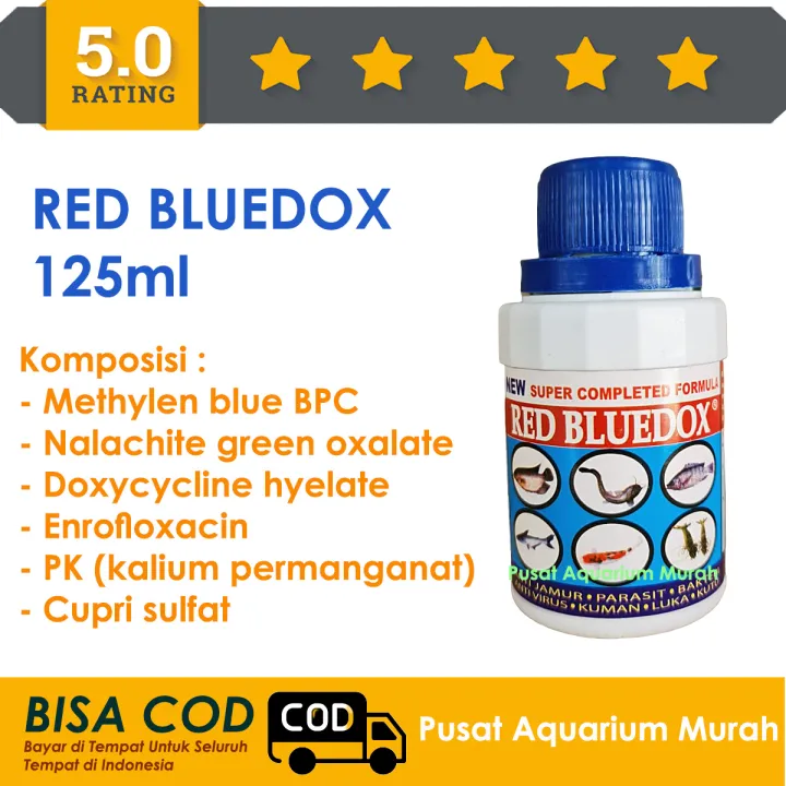 RED BLUEDOX 125ml 250ml 500ml Obat Anti Bakteri Virus Jamur Parasit ...