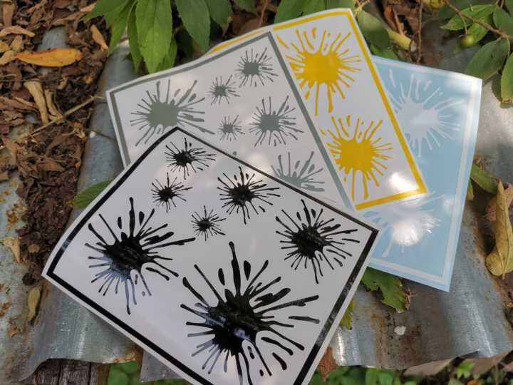 SPLASH WATER STICKER | Lazada