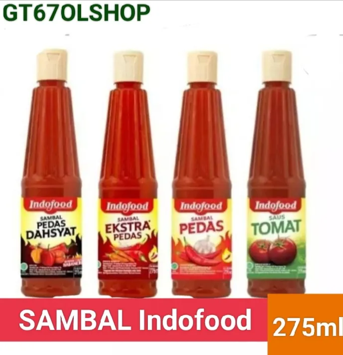 SAMBAL INDOFOOD. /. CAOS. INDOFOOD KEMASAN BOTOL. 275ML...;;;!? | Lazada Indonesia