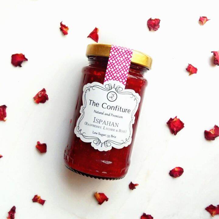 The Confiture เดอะคอนฟิจูร์ | Ispahan (Raspberry, Lychee & Rose) Jam ...