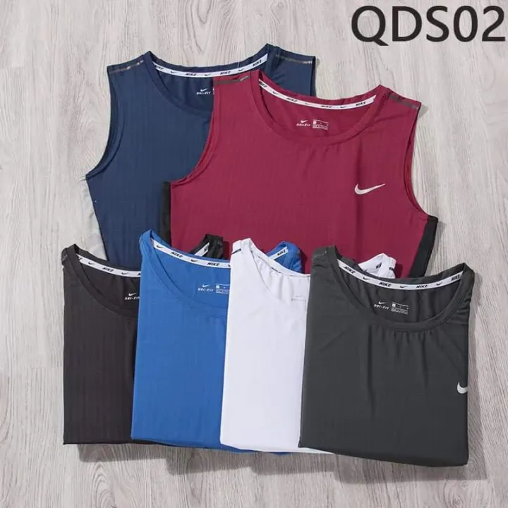 SUNVY08 #QDS02 DRI-FIT MUSCLE CUT SANDO FOR MEN | Lazada PH