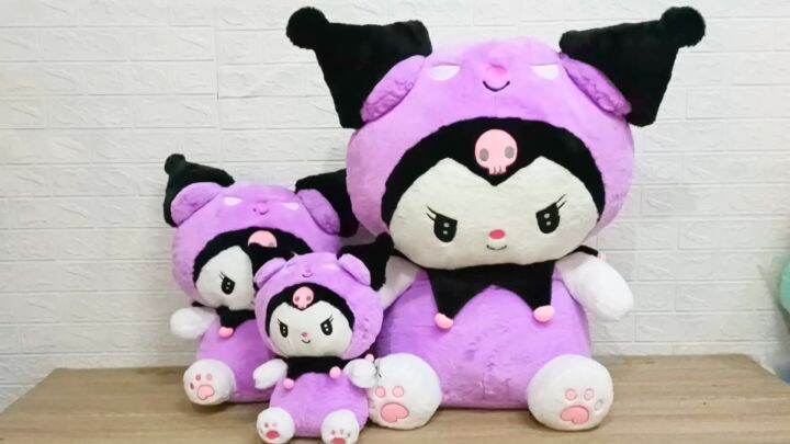 Boneka Sitting Melody & Friends Kuromi Ukuran Giant UnOfficial | Lazada ...