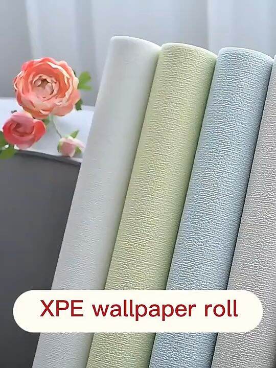 3D Self Adhesive Linen Wallpaper Rolls Foam Waterproof Wall Sticker ...