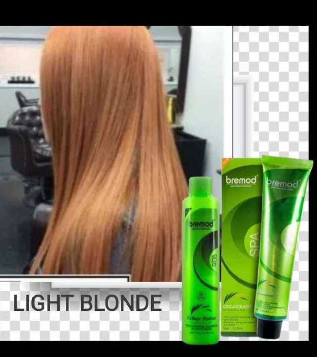 LIGHT BLOND -BREMOD HAIR COLOR BUNDLE WITH OXI 100 ML | Lazada PH