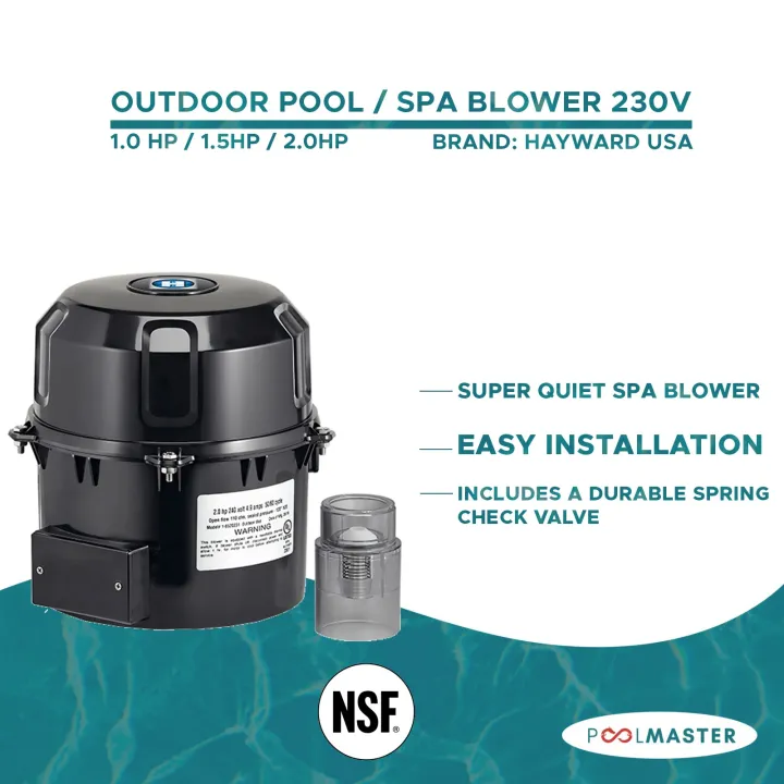 Hayward SBP202 2.0 HP Outdoor Pool / Spa Air Blower, 230V | Lazada PH