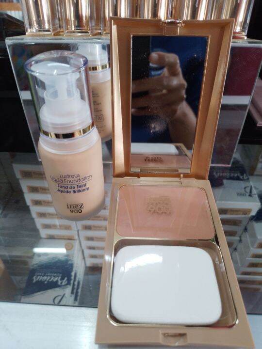 Inez Exclusive Paket Simple / Lustrous Liquid Foundation + Lustrous ...