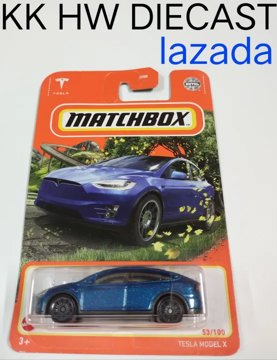 Matchbox Tesla Model X Tesla 53/100 toys for boys | Lazada